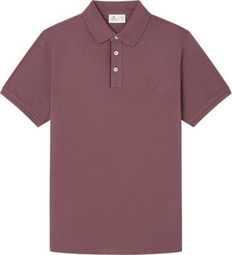 Springfield Herren 5da-Polo Slim Contraste Poloshirt, Standardwein, L