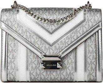 Michael Kors Umh&auml;ngetasche Silber