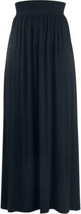 EMP Jupe Longue Femme Jupe Longue Noir XL 95% Viscose, 5% Élasthanne