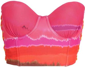 Amir Slama haut Corset à coupe crop - Rose