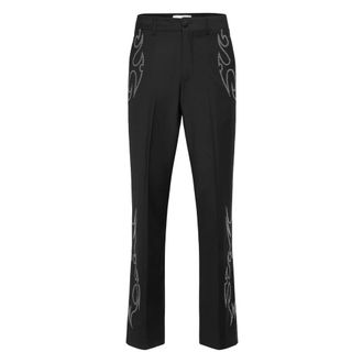 Philipp Plein Homme, Pantalons, Noir, Taille: 4XL Loose Fit Pantalons Texas Studs