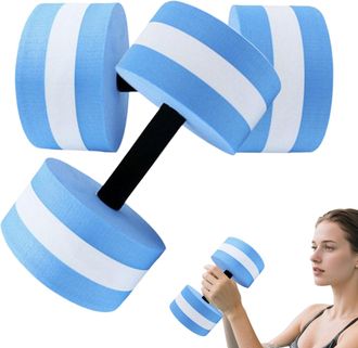 Generic Aquatische Hanteln - Poolgewichte Wasser Hanteln - 2x Hochdichte Schaumpool -Übungsausrüstung, Schwimmzubehör für Männer Frauen Training