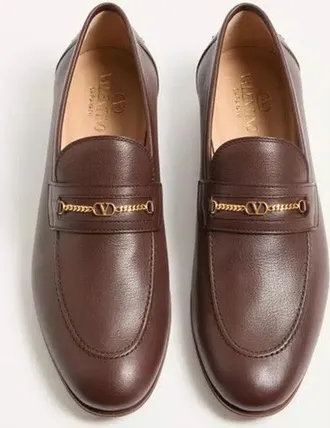 Valentino Garavani Val E26 Loafer - Burgundy