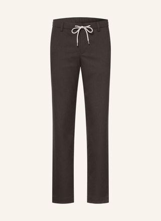Alberto Chino Jump Im Jogging-Stil Slim Fit braun