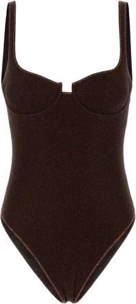 Os&eacute;ree Femme, Maillots de bain, Brun, Taille: 38 FR Lumi&egrave;re Shell Maillot