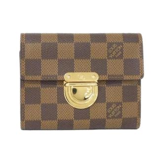 Louis Vuitton unisex, Pre-owned, Brun, Taille: ONE Size Portefeuille Tri-fold Pre-owned