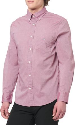 GANT Herren REG Classic POPLIN Shirt Hemd, Rot, XL