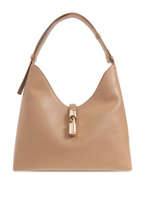 Furla Goccia Medium Hobo Bag, Womens, Beige