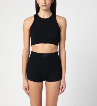 Fear of God Schwarzes Sport-Tank-Top mit Honeycomb-Struktur