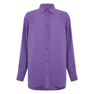 Gucci Damen, Blusen & Hemden, Lila, SGr&ouml;&szlig;e