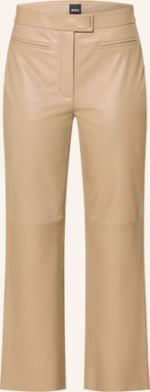 HUGO BOSS Lederhose Simary beige