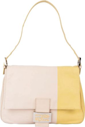 Fendi Crossbody Bags - Fendi Bicolor Leather Mamma Baguette Handbag - Gr. unisize - in Bunt - f&uuml;r Damen