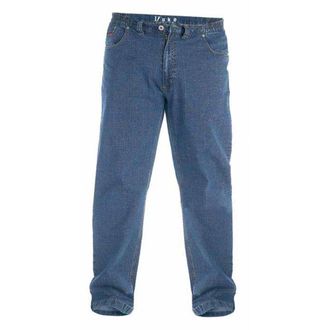 Duke London Duke Herren Kingsize Elastisch Jeans (42-60) Gewaschen Blau - Herren, Blau, 42 32
