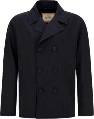 Herno Homme, Manteaux, Bleu, Taille: L Dean Pea Coat
