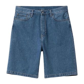Carhartt Work in Progress Weite Bein Jeans - Blauer Heavy Stone - - Shorts - Herren - Blau - W29