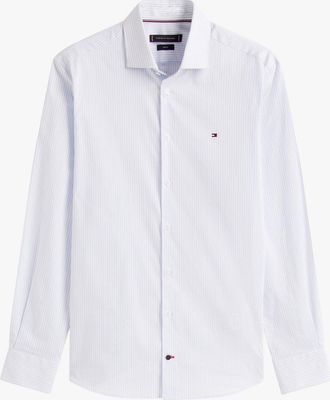 Tommy Hilfiger Chemise slim ray&eacute;e en coton m&eacute;lang&eacute;