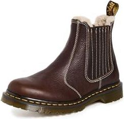 Dr. Martens Bottines Chelsea 2976 Leonore Ii pour femme, marron fonc&eacute;, 37 EU