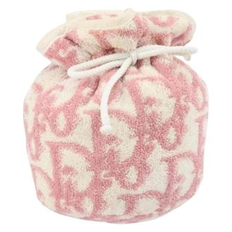 Dior Pre-owned Canvas Pouch - - Pre-owned - Damen - Rosa - ONE SIZE