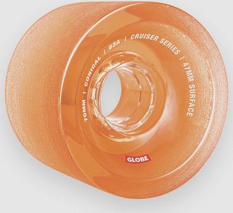 Globe Conical Cruiser 70mm Wheels clear amber