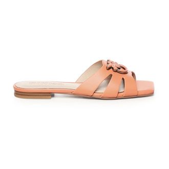 Pinko Strappy orangefarbene Sandalen mit Love Birds - - Shoes - Damen - Orange - 39 EU