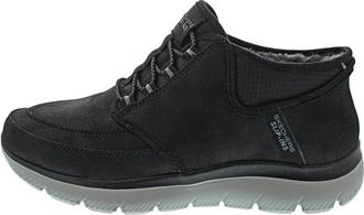 Skechers Mens Hands-Free Slip-ins Summits Sneaker, Black Suede Charcoal Trim, 42.5 EU