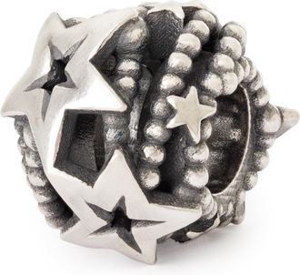 Trollbeads Winter Sterne und Wünsche 2024 Silberbeads Handgefertigt (Himmlische Wünsche TAGBE-30202)