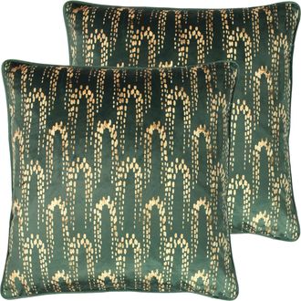 furn. Wisteria Feather Filled Cushions Twin Pack