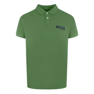 Plein Sport Classic Logo Stretch-poloshirt, Gr&uuml;n