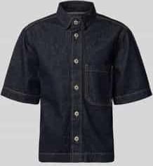 Review Regular Fit Jeanshemd mit Brusttasche