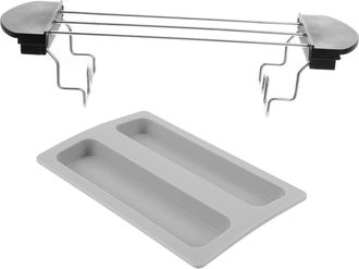 DOITOOL Edelstahl Toastständer 2 Stück - Robuster Sandwichhalter Für Toaster Ideal Zum Warmhalten Von Toast Und Sandwiches Langlebig Und Leicht Zu Reinigen Ko