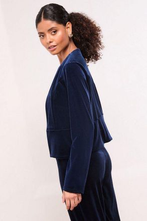Lipsy Kurzjacke Lipsy verk&uuml;rzter, kragenloser Blazer, Regular (1-St)