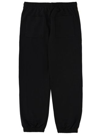 Versace Jeans Couture Tapered Cotton Jogging Trousers - Black