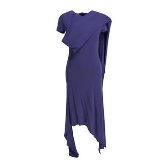 Acne Studios Layered Midi Dress - - Dresses - Damen - Lila - S