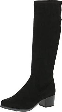 Caprice Femme 9-9-25506-27 Botte haute jusqu au genou, Black Met Comb, 37.5 EU