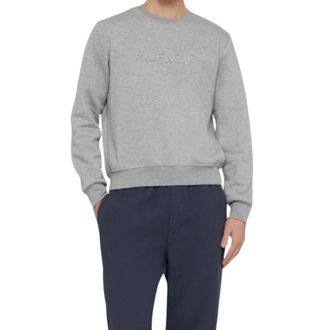 Aspesi Homme, Sweatshirts et sweats à capuche, Gris, Taille: 2XL Pull Gris avec Lettres sur la Poitrine