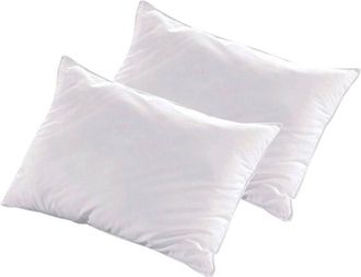 Les Tendances Oreiller pour h&ocirc;tel 5 &eacute;toiles 45x70 cm percale blanc Palace - Lot de 2