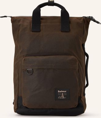 Barbour Rucksack Field Wax gruen