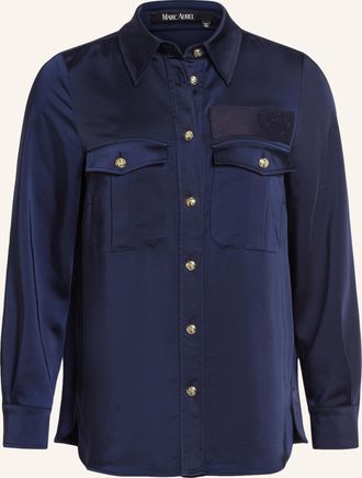 Marc Aurel Marc Aurel Satin-Top blau