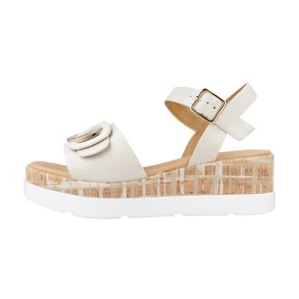 Repo Repo, Femme, Chaussures, Beige, Taille: 36 EU Platform Sandal