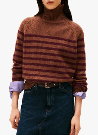 Tommy Hilfiger Pull col roul&eacute; en laine et cachemire