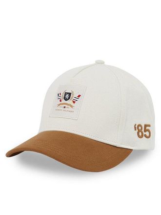 Tommy Hilfiger Cap Th Seasonal Preppy Logo Cap AM0AM13161 &Eacute;cru