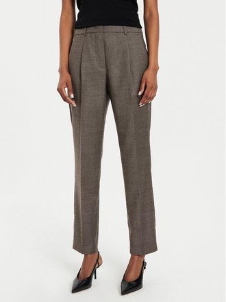 Max Mara Stoffhose Caldaia 2425136132 Braun Slim Fit