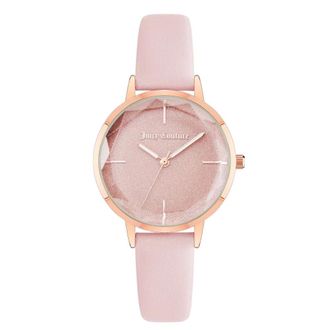 Juicy Couture Femme, Accessoires, Rose, Taille: ONE Size Montre Analogique en Quartz Rose Polipriel