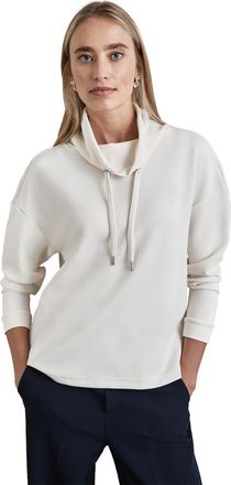 Street One Damen A322120 Shirt Im Silk Look, Lucid White, 40 EU