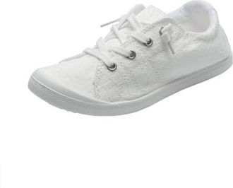 Generic Sneakers Femme Plates Ete Confortable Baskets et Chaussures de Sport Femme Toile Respirant Chaussure Running Marche Sneaker Été Basket Legere Chaussur