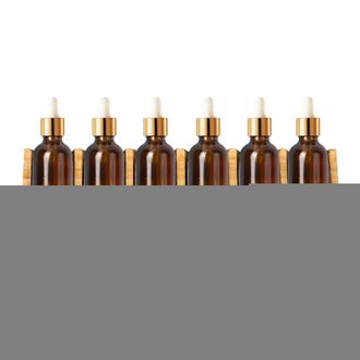 Generic Holzaromatherapieöl - Organizer des Fläschchens, Tabletop -Flaschen -Display -Tablett | Kompaktes Schelf -Set, Multi -Slot -Halter -System für den duf