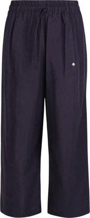 ottod'Ame Femme, Pantalons, Noir, Taille: 38 FR Cropped Pantalons