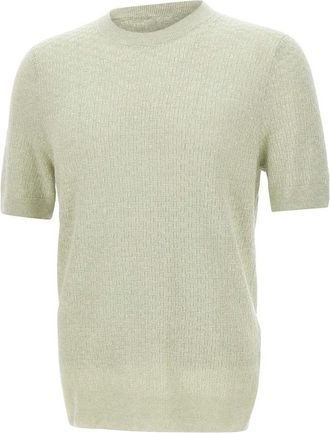 Gran Sasso Homme, Pulls, Vert, Taille: M Maille &agrave; col rond