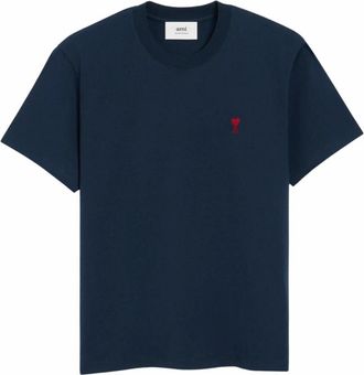 Ami Homme, Tops, Bleu, Taille: L T-Chemises