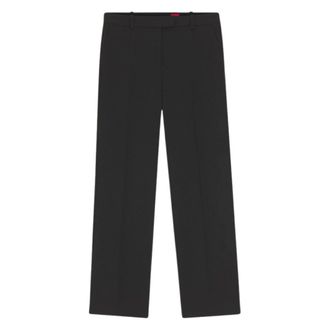 HUGO BOSS Femme, Pantalons, Noir, Taille: 38 FR Pantalon Droit